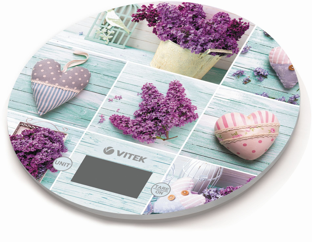 Весы кухонные электронные Vitek VT-2426 макс.вес:5кг сиреневый купить на OZON по низкой цене ...