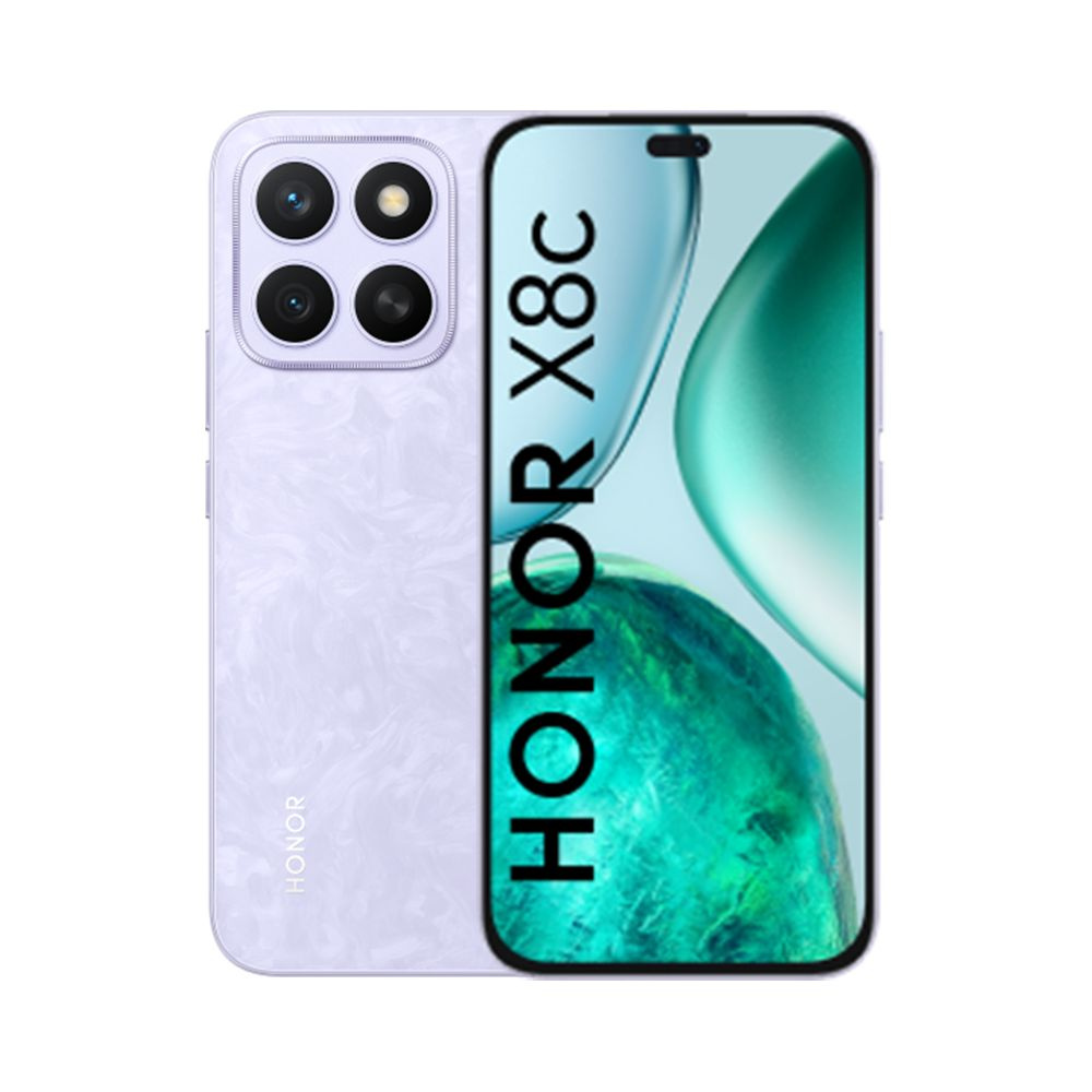Смартфон Honor X8C 512 ГБ 8 ГБ Фиолетовый OLED/AMOLED 2 SIM купить c ...