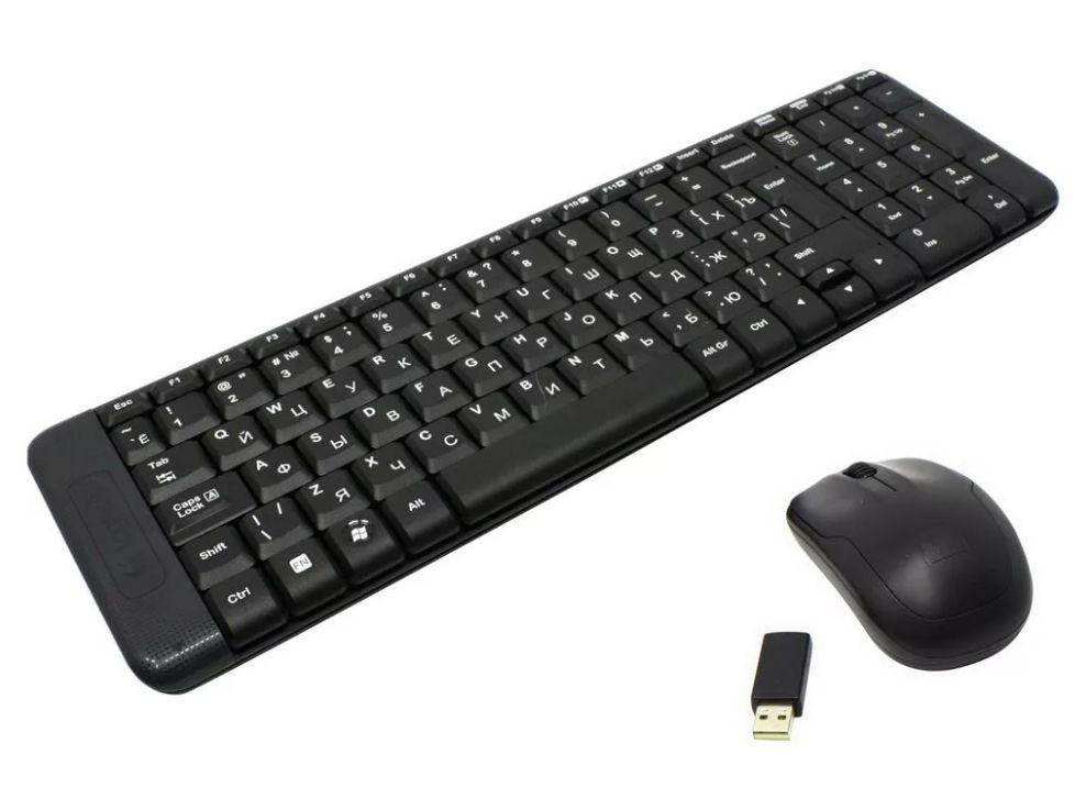 Logitech Wireless Combo MK220 Комплект мышь + клавиатура беспроводная ...