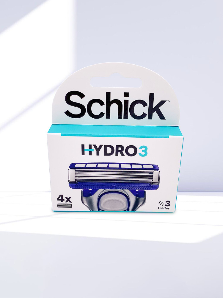 SCHICK СМЕННЫЕ КАССЕТЫ HYDRO3 (4 картриджа) купить на OZON по низкой цене (2103733772)