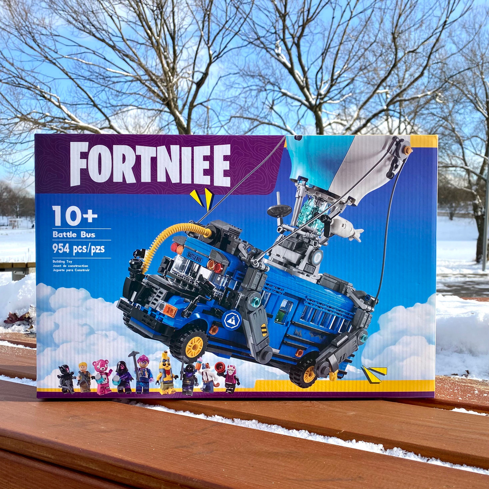 Конструктор Fortnite Battle Bus Боевой автобус купить на OZON по низкой ...