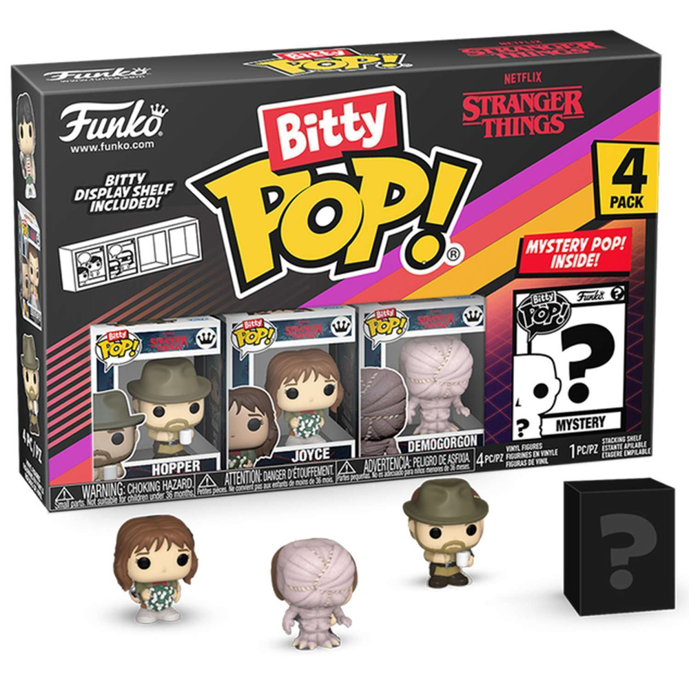 Фигурка Funko Bitty POP! Stranger Things: Hopper+Joyce+Demogorgon ...