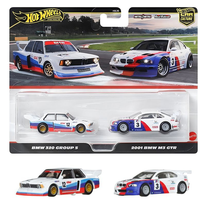 Машинка Mattel Hot Wheels Premium Car Culture 2-Pack HBL96-BMW 320 ...