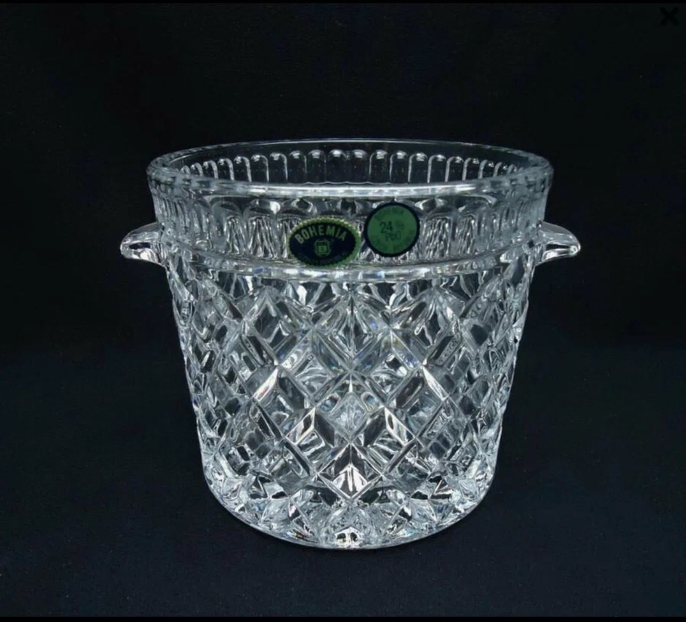 Ведерко для льда CRYSTALITE BOHEMIA, Хрусталь, диаметр 12,6 см купить c ...