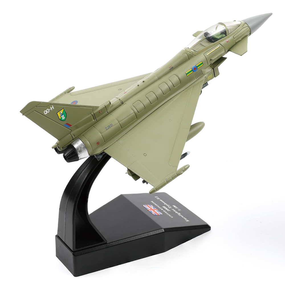 1 / 100 Scale Aircraft Model Kit, Eurofighter Typhoon EF-2000 RAF Fighter Model Военный ...