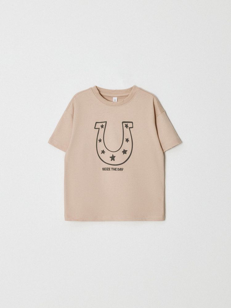 Футболка Мальчики Sela дымчатая роза размер 110 Повседневный Индия купить C доставкой на Ozon