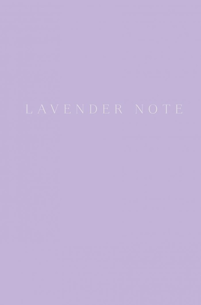Lavender Note. Мои лавандовые мечты. Блокнот с цветными страницами (А5 ...