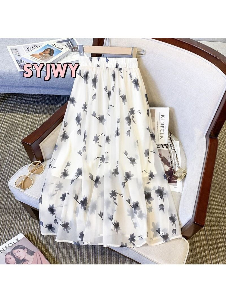 Юбка Женский SYJWY черный Полиэфирное волокно, размер 46 Кружево Лето купить c доставкой на OZON ...