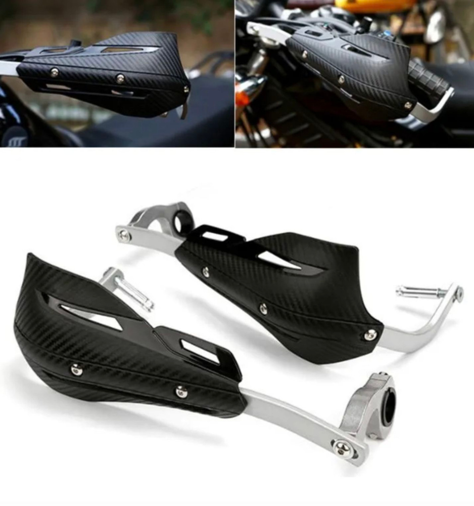 Защита рук эндуро lifan zongshen loncin keeway для мотоцикла с креплениями 22-28 мм гарды на ...