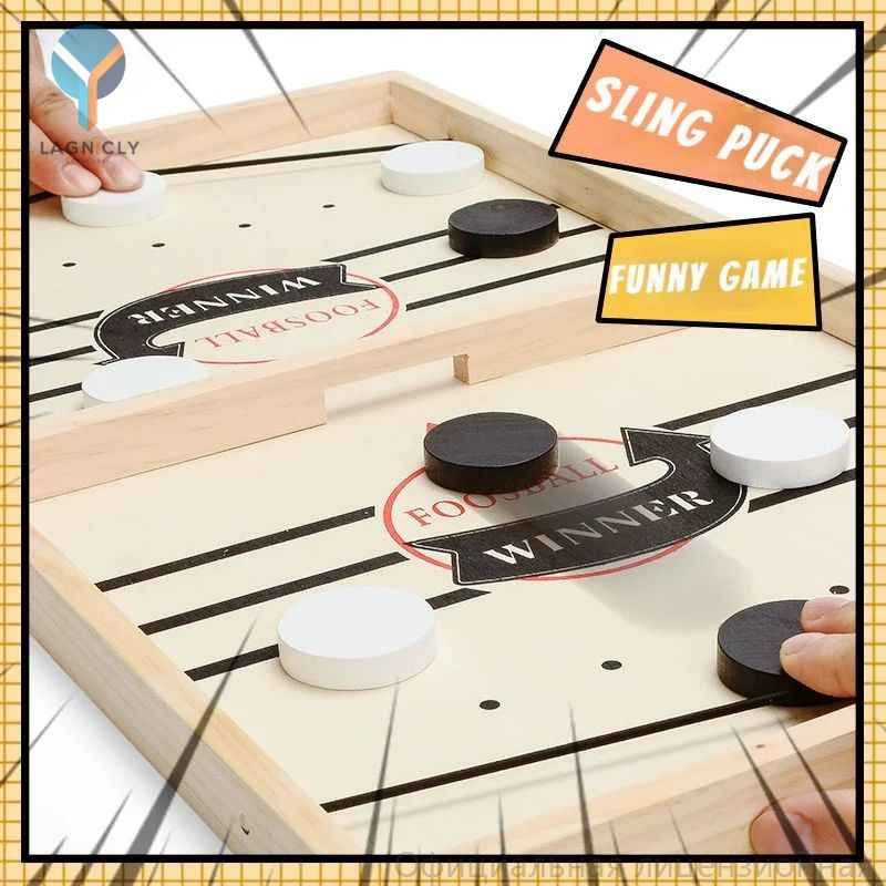Настольная игра с шашками Foosball Winner, slingpuck, слингпак, настольный хоккей, вышибашки ...