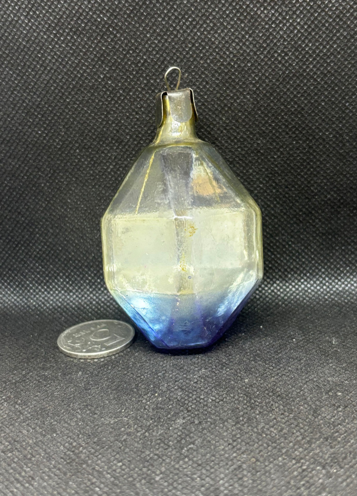 Елочная игрушка СССР капля сосулька фонарик кристалл стекло # 4 купить на OZON по низкой цене ...