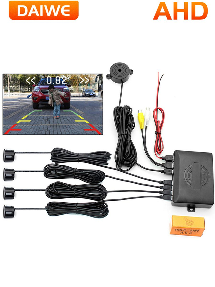 DAIWE AHD Двухъядерный процессор Car Video Parking Sensor Обратная ...