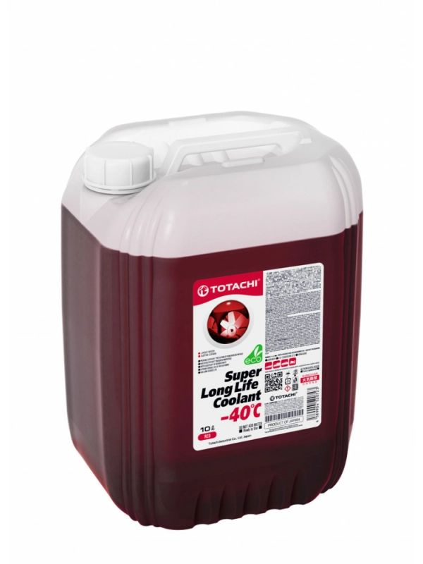 Антифриз Totachi Super Long Life Coolant Red, SLLC, красный, -40 C, 10л ...