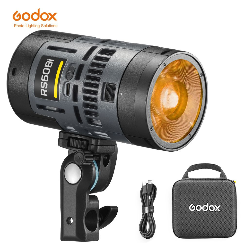 Godox RS60Bi светодиодный фонарь 2800-6500K Вспышка купить на OZON по ...