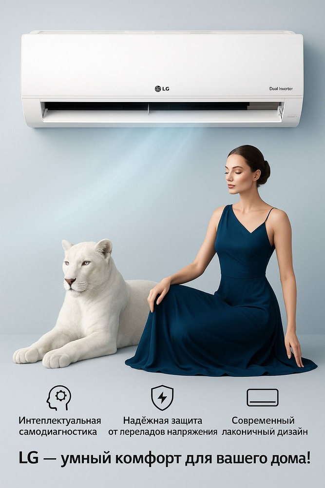 Сплит система кондиционер инверторный 07 LG Mega Plus P07EP2 WIFI ...