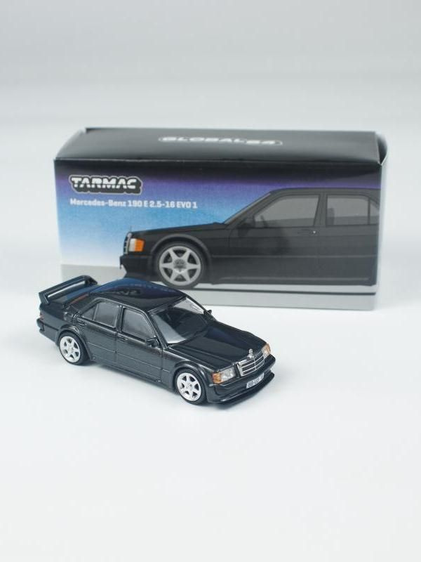 Машинка Tarmac Works TW 1/64 Mercedes-Benz 190 E 2.5-16 EVO 1 Blue ...
