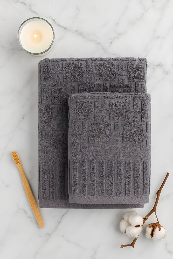 Полотенце банное Moyё Home Полотенце махровое Moye home Порто Хлопок ...