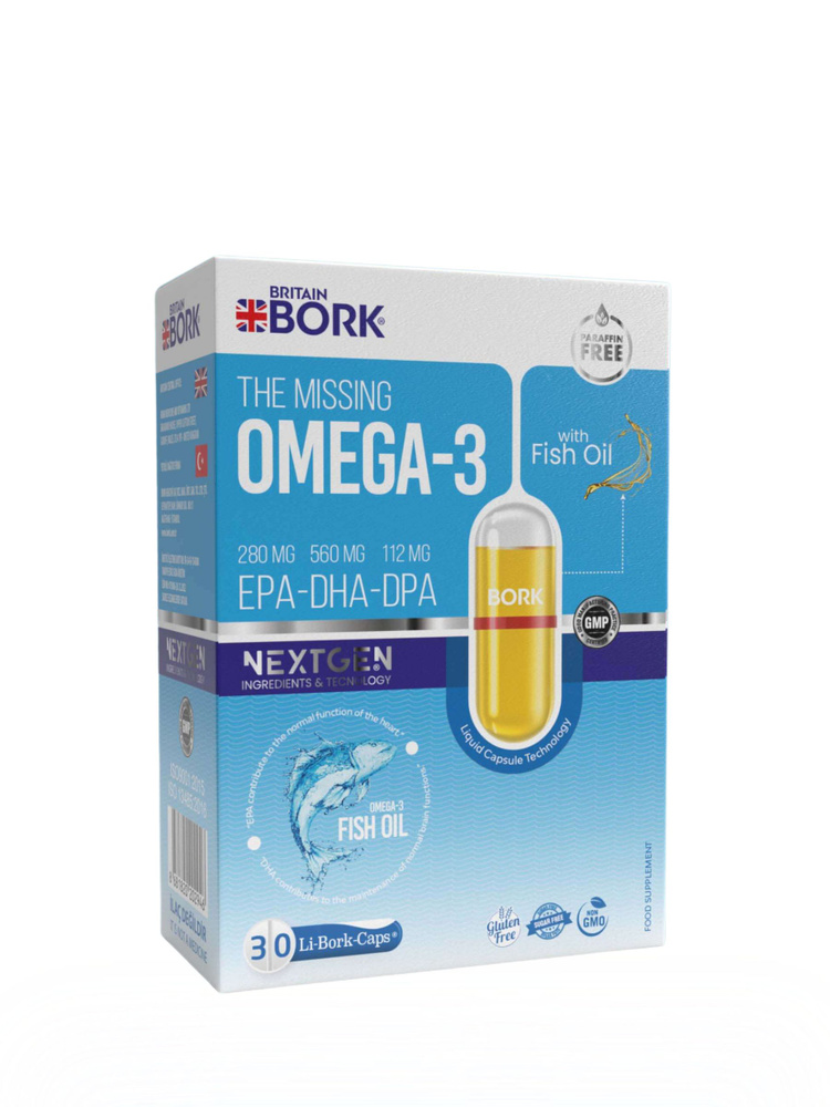 Britain Bork Omega 3 Липосомные Омега-3 (Li-Caps), 30 шт купить на OZON по низкой цене (2890196447)