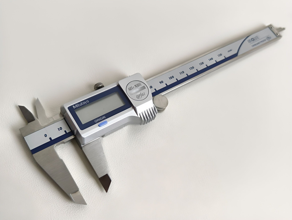 Штангенциркуль 150 мм 0.01 электронный Digital ABS CoolantProof IP67 Mitutoyo 500-702-20 купить ...