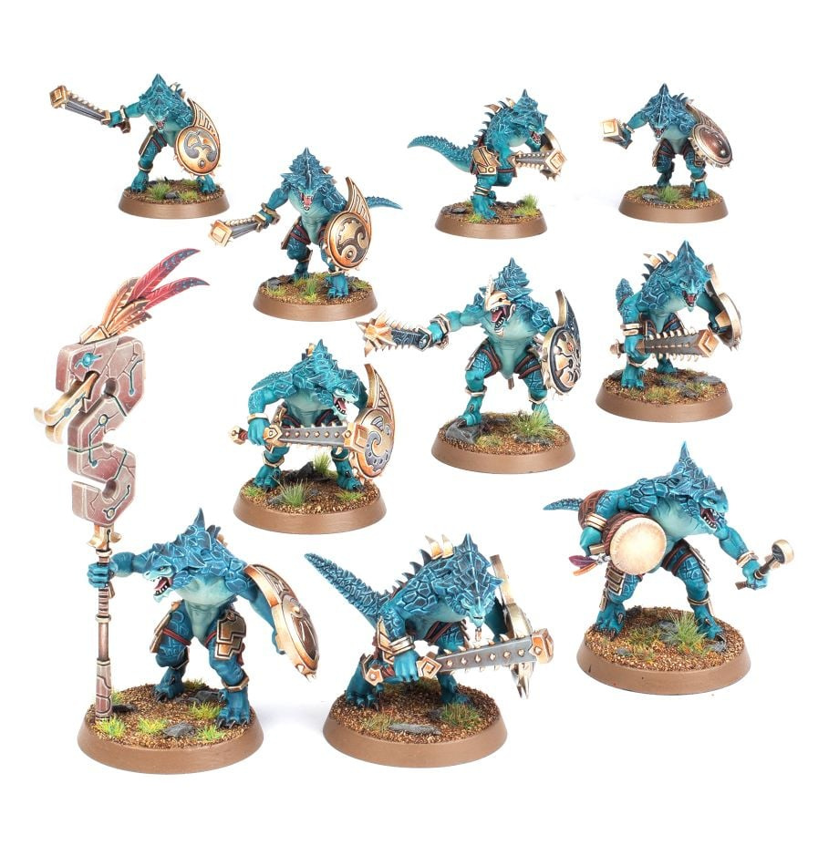 Warhammer Age of Sigmar Миниатюра Saurus Warriors купить на OZON по ...