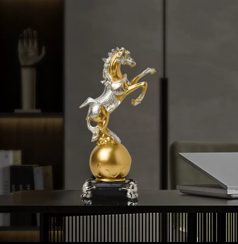 Декоративные украшения из смолы Лошадь золото купить на OZON по низкой цене (3088988357)