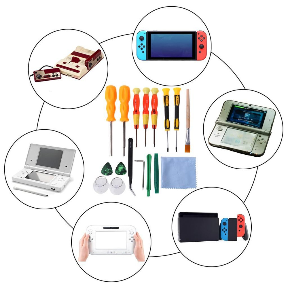 17-в-1 Tri-wing Y 2.0 Отвертка для NES SNES, Черный купить c доставкой ...