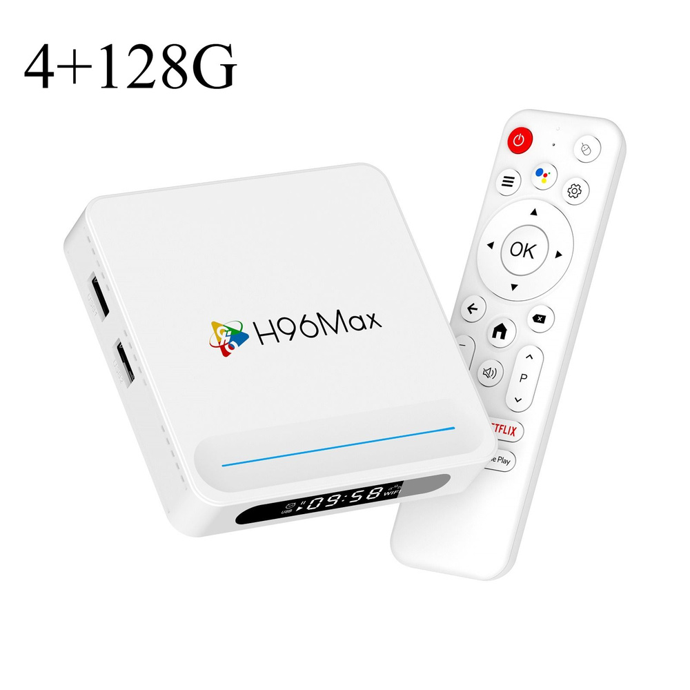 ТВ приставка H96Max: Android 13, 4+64GB, 4K@60fps, Allwinner H618, WiFi 5G, HDR10 купить на OZON ...