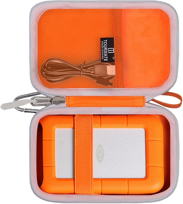 Жесткий чехол, совместимый с внешним жестким диском LaCie Mini 1TB/2TB/4TB/5TB, портативный HDD ...