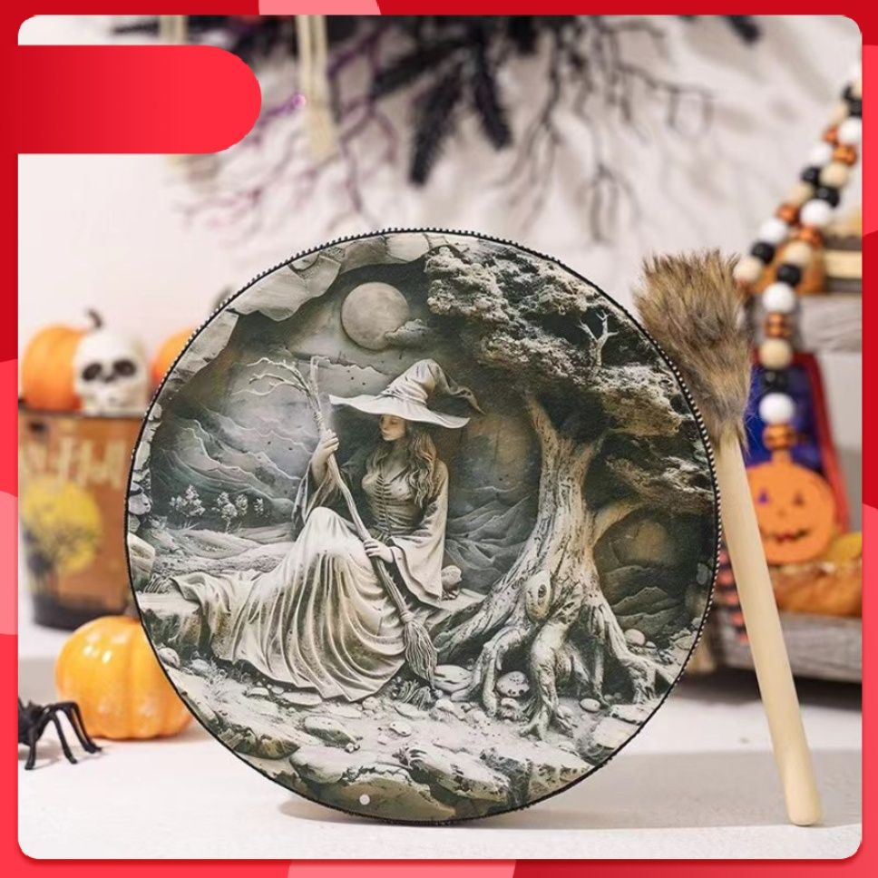 Перкуссионный инструмент шаманский бубен, 25*5 см. купить на OZON по ...