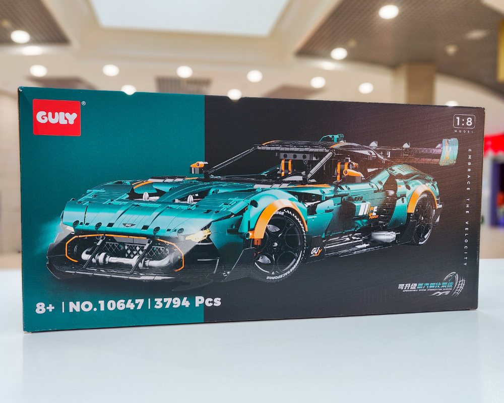 Конструктор GULY Гоночная машина Aston Martin Vulcan 1:8 10647, 3794 ...