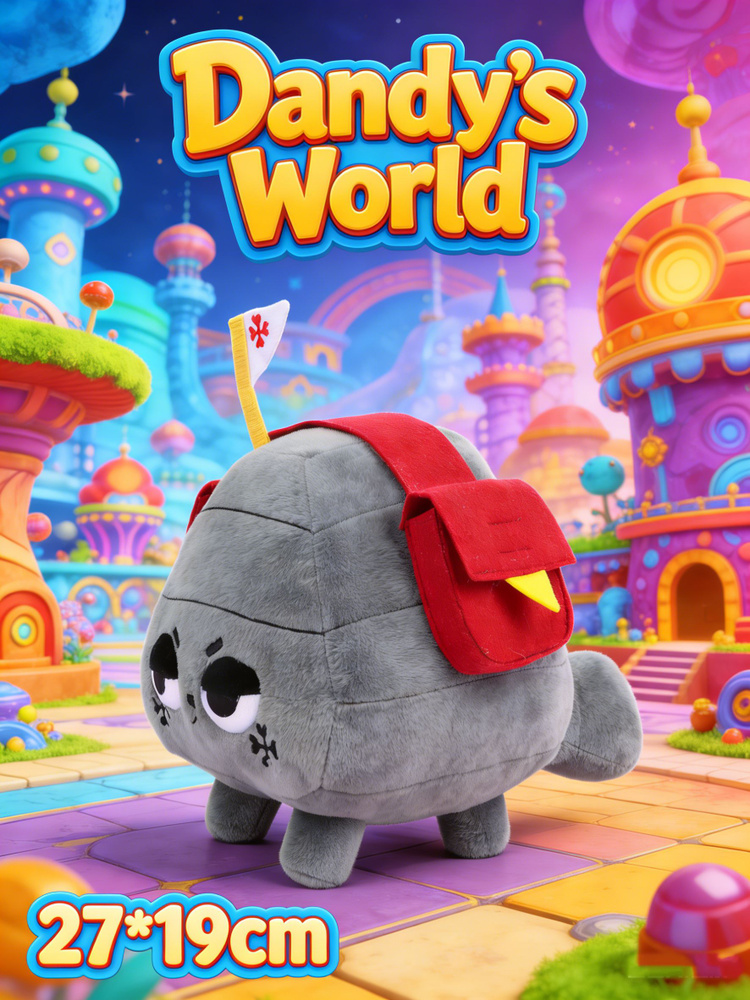 Мир Денди Мягкая Игрушка 27CM/Roblox/dandys world plush купить на OZON ...