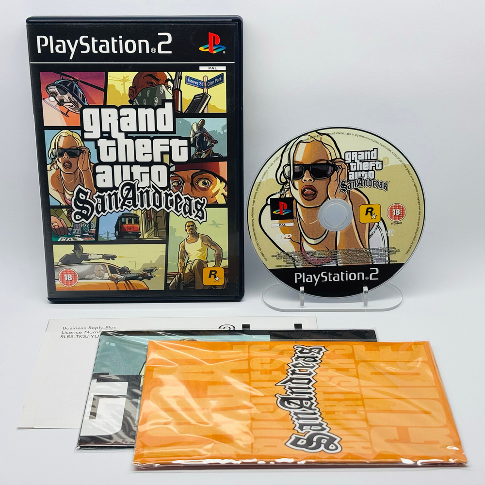 Игра Grand Theft Auto: San Andreas PS2 (Лицензия) (PlayStation 2 ...