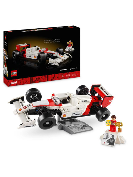 Конструктор LEGO Icons McLaren MP4/4 и Айртона Сенны (10330) купить на OZON по низкой цене ...