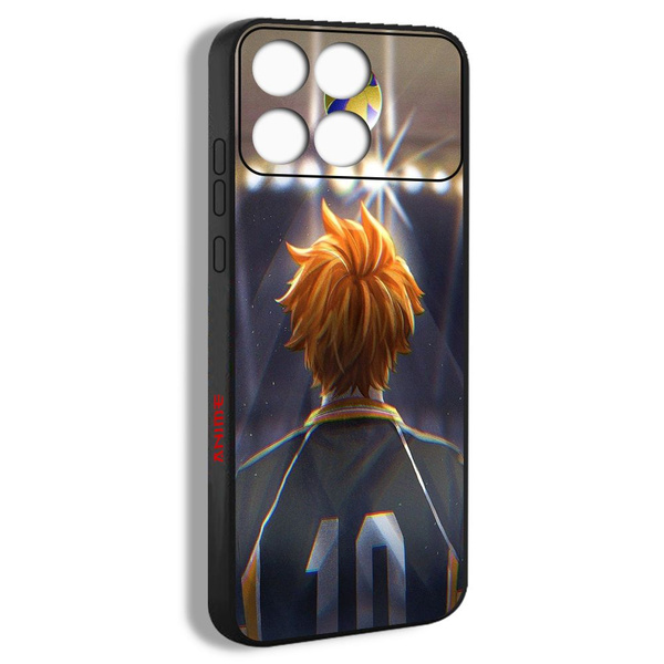 чехол для смартфона Подходит для Poco X6 Pro Волейбол Haikyuu модный волейбол аниме рисунок ...