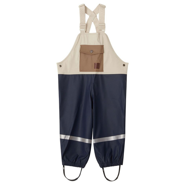 Дождевик Мальчики, Девочки KULING Погоны синий, бежевый отложной Waterproof, Softshell, размер ...