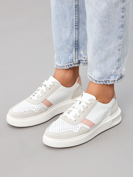 Кеды Женский Covani Натуральная кожа Танцы, Легкая атлетика, размер 40 7 Лето Шнурки Без каблука ...