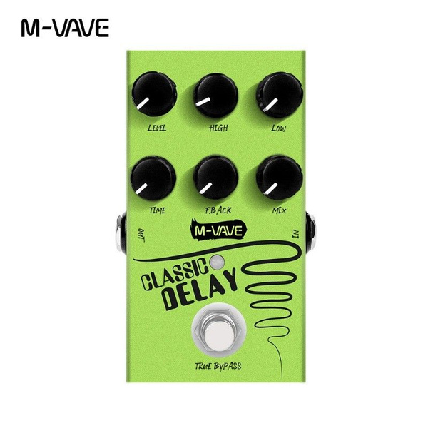M-vave Classic Delay Гитарный усилитель педали купить на OZON по низкой цене (3097060246)