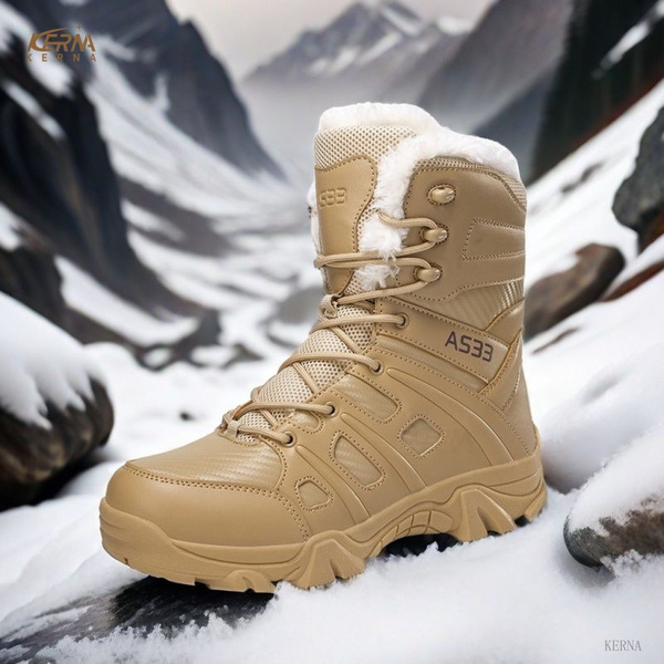 Ботинки дезерты Мужской, Женский KERNA желтый, размер 44 Зима D Шнурки Без каблука Бант Россия ...