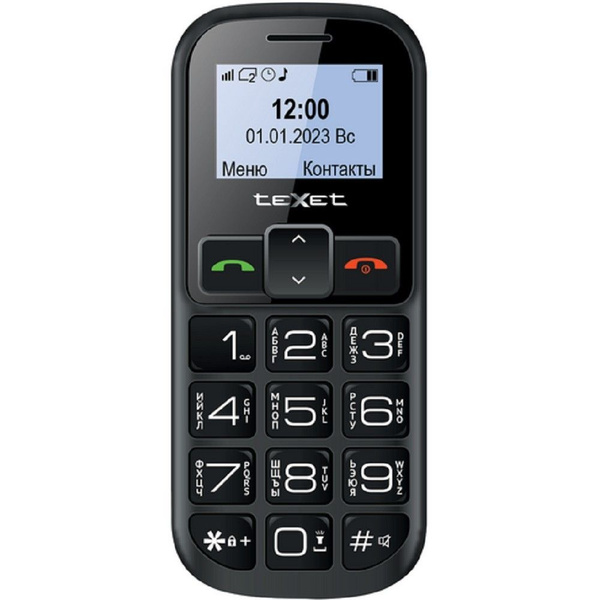 Texet Мобильный телефон TM - B322 цвет черный - красный с ЗУ купить на OZON по низкой цене ...