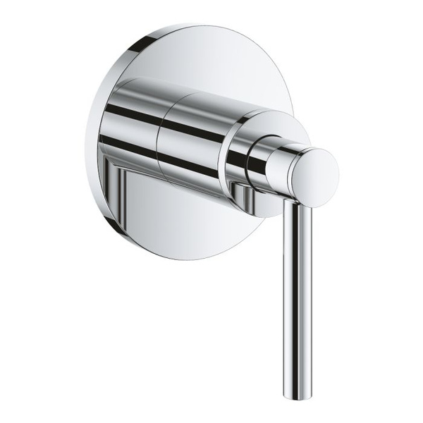 Накладная панель скрытой вентильной головки GROHE Atrio Jota, рукоятка-рычаг, хром (19088003 ...