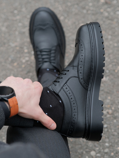 Туфли Мужской BOTTIC Натуральная кожа, размер 42 Каблук + платформа G ...