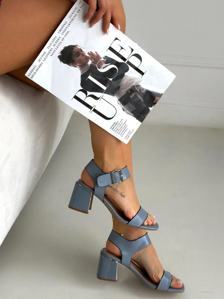 Туфли Женский JOYCITY Искусственная кожа, размер 38 Толстый каблук F Россия Пряжка Квадратный ...