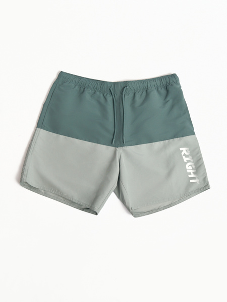 Плавки Мужской Zolla шорты Полиэстер светло-зеленый, размер 46 Китай Пляжный, рост 182-188 ...