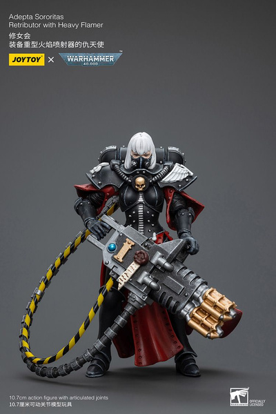 JOYTOY Warhammer 40K Adepta Sororitas Retributor with Heavy Flamer, 1/ ...