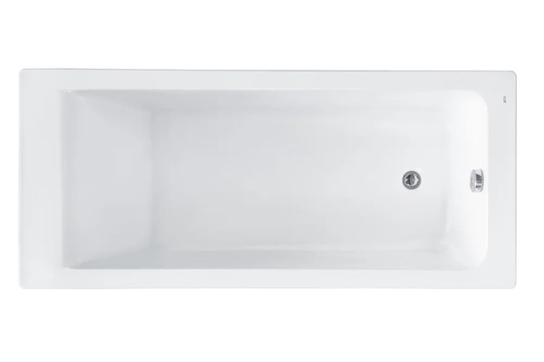 Акриловая ванна Roca Easy 170x80, с каркасом, пристенная, белая ...