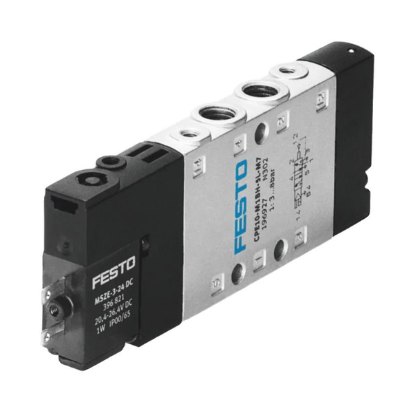 Пневматический электромагнитный клапан FESTO CPE24-M1H-5L-3/8 163166 ...