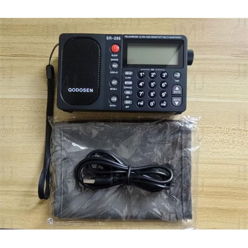 QODOSEN SR-286 Сверхчувствительный полнодиапазонный радиоприемник с ...