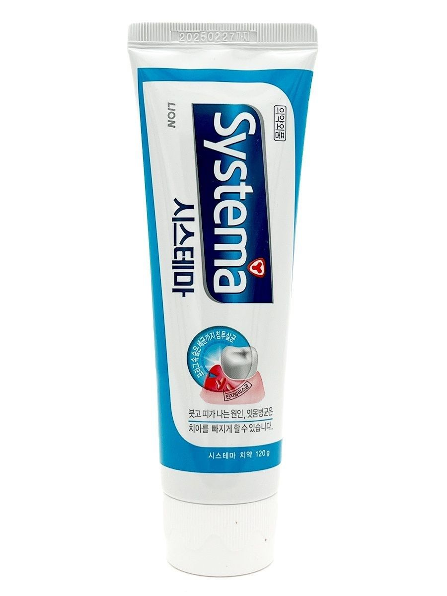 Зубная паста CJ Lion Dentor Systema для защиты десен со вкусом ледяной мяты 120 г, 1 шт - купить ...