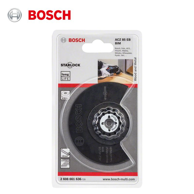 Лезвие для резки дерева и металла Bosch star Lock ACZ 85 EB для ...