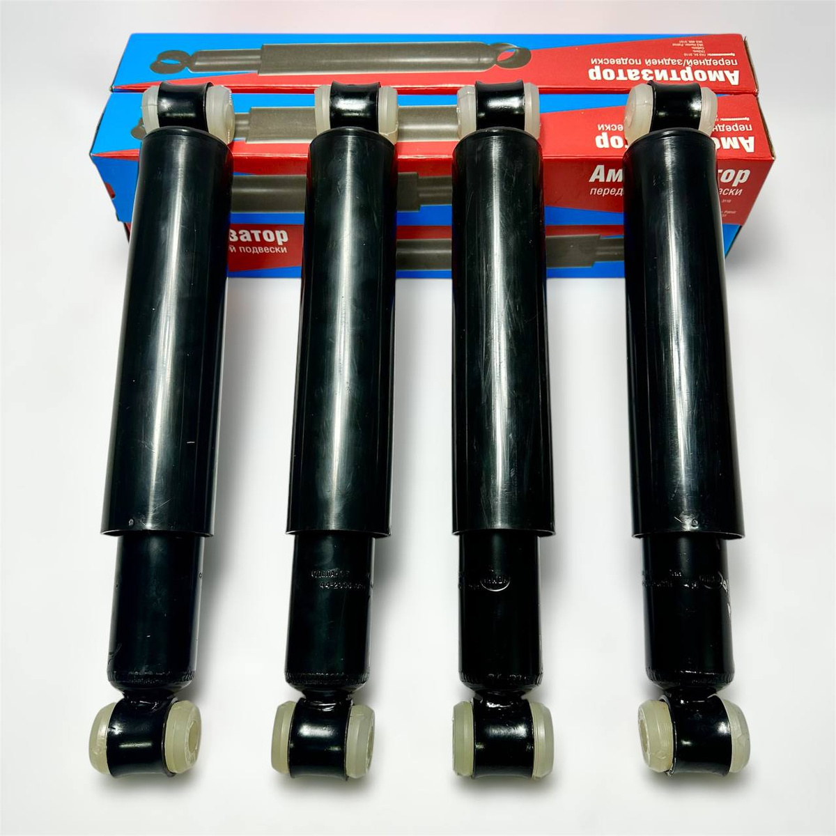 Амортизаторы на УАЗ 469, 3151, 452 HUNTER, Буханка, масляные 4шт усиленные + 16 полиуретановых ...